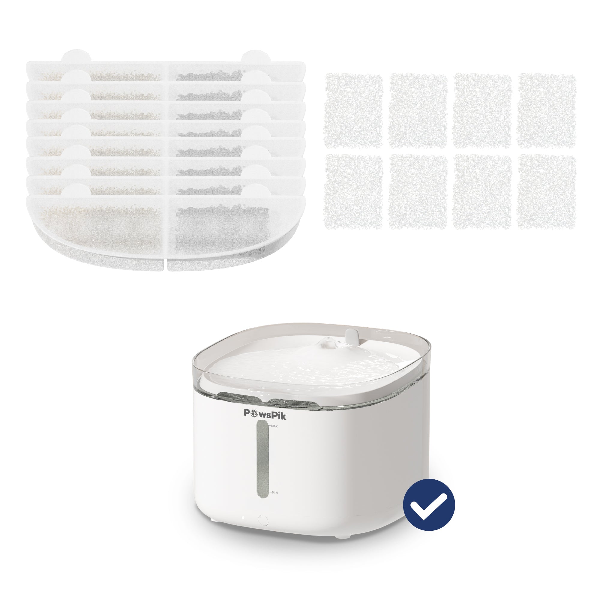 Filters for PawsPik® NOVA-01 Rechargeable Pet Water Fountain with Wate