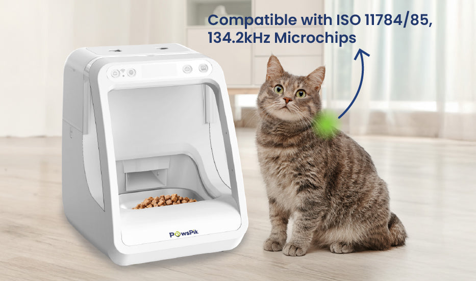 PawsPik® Automatic Microchip RFID Pet Feeder